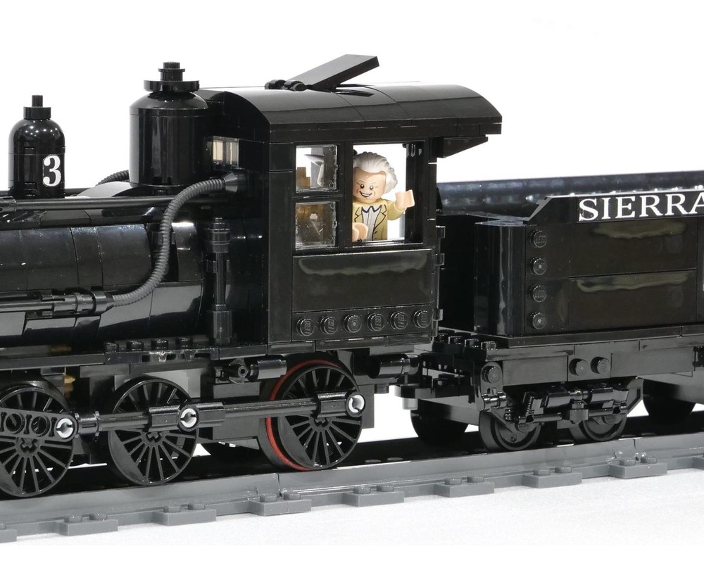 LEGO MOC Sierra Railway No. 3 Locomotive by firefabric | Rebrickable ...