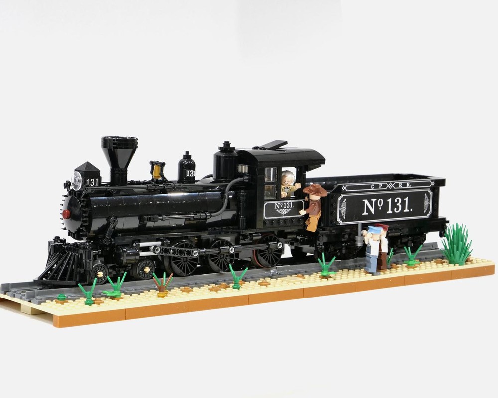 LEGO MOC Sierra Railway No. 3 Locomotive by firefabric | Rebrickable ...
