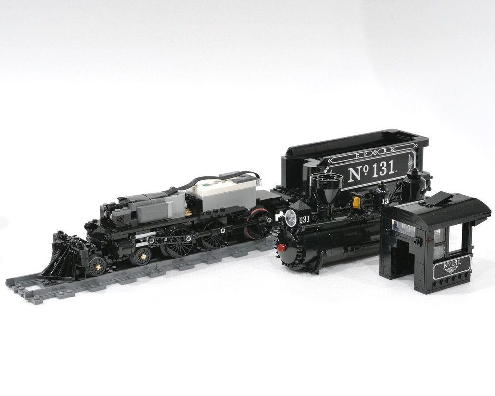 LEGO MOC Sierra Railway No. 3 Locomotive by firefabric | Rebrickable ...