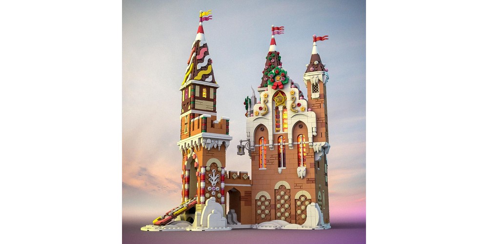 LEGO MOC Gingerbread Castle by SleeplessNight | Rebrickable - Build ...