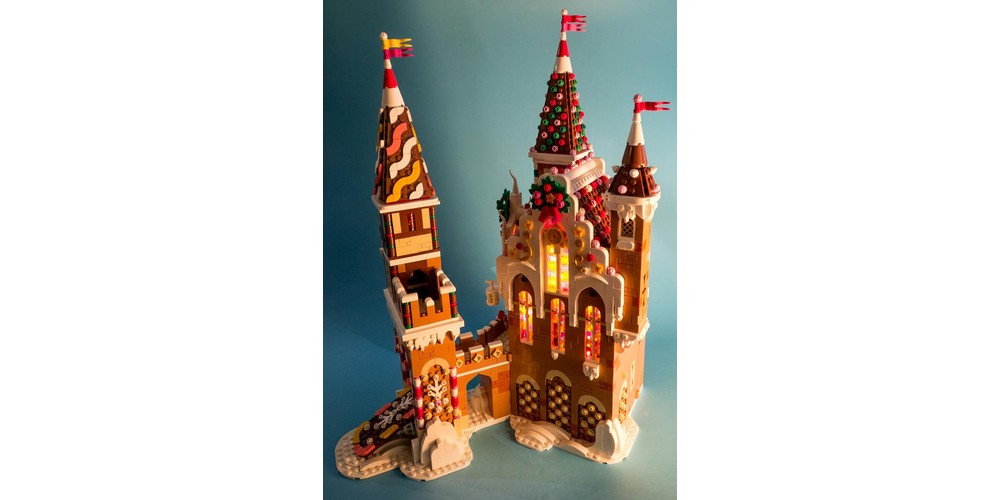 LEGO MOC Gingerbread Castle by SleeplessNight | Rebrickable - Build ...