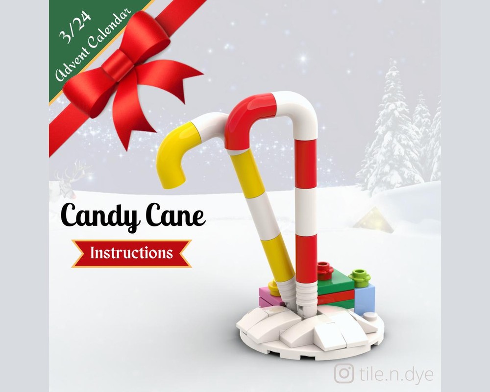 LEGO MOC Christmas Candy Cane - LEGO CHRISTMAS MOC INSTRUCTIONS by ...