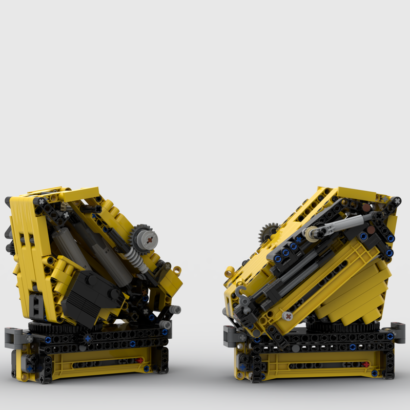 LEGO MOC XL folding crane by OldOlneyLego | Rebrickable - Build with LEGO