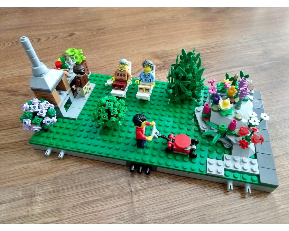 LEGO MOC Grandpa's Cottage #2 Garden by Martinzi | Rebrickable - Build ...