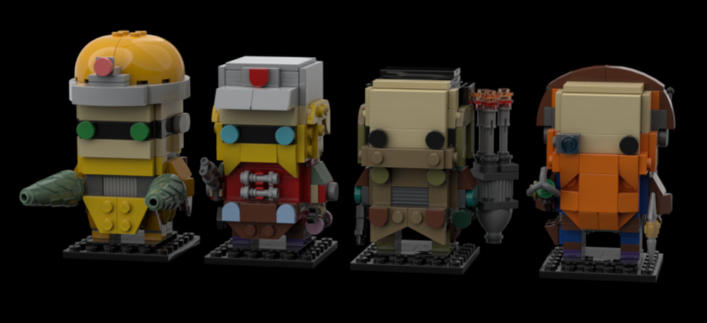 LEGO MOC Deep Rock Galactic Brickheadz by andtyldai | Rebrickable ...