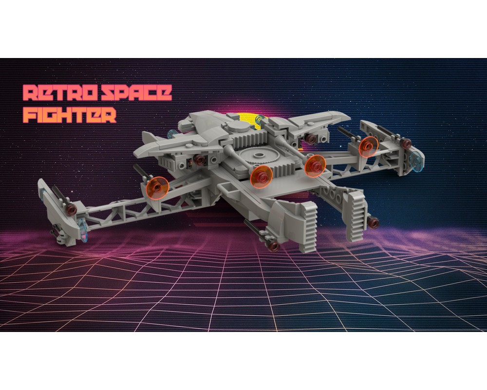 LEGO MOC Retro Space Fighter by Thorstein_BG | Rebrickable - Build with ...