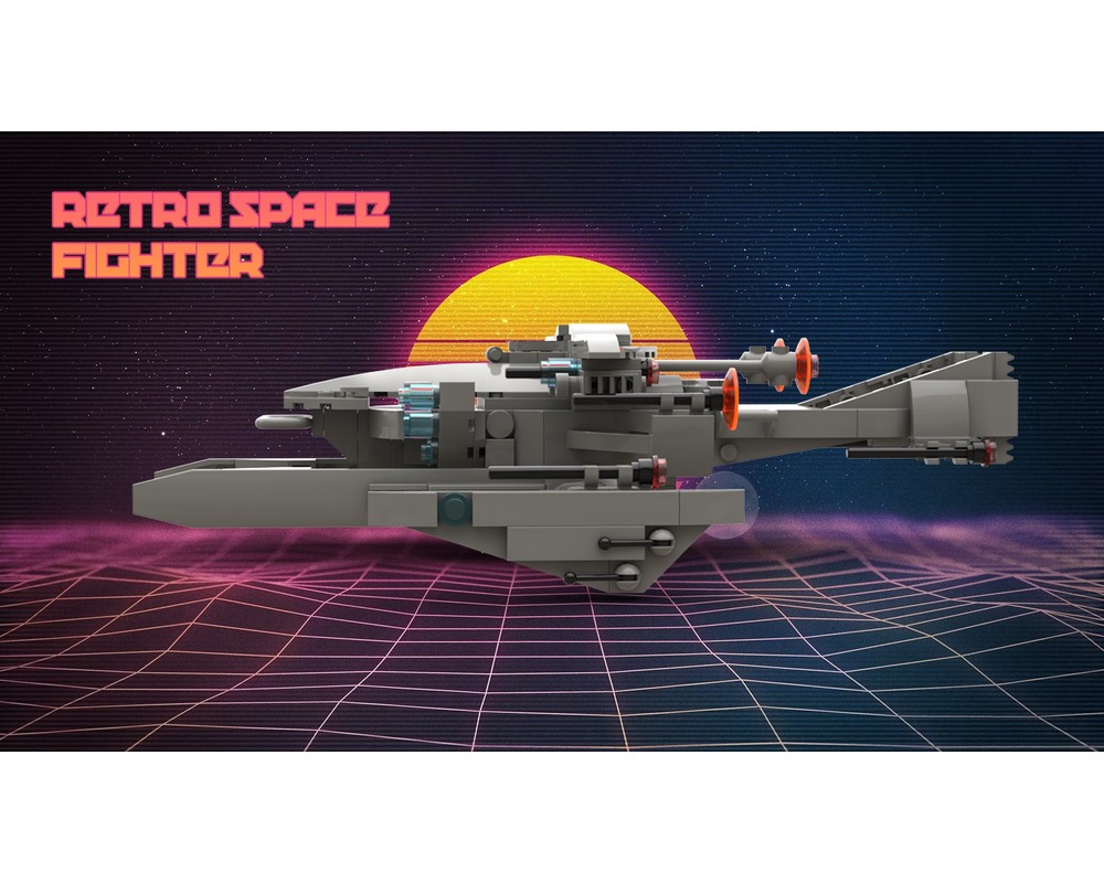 LEGO MOC Retro Space Fighter by Thorstein_BG | Rebrickable - Build with ...