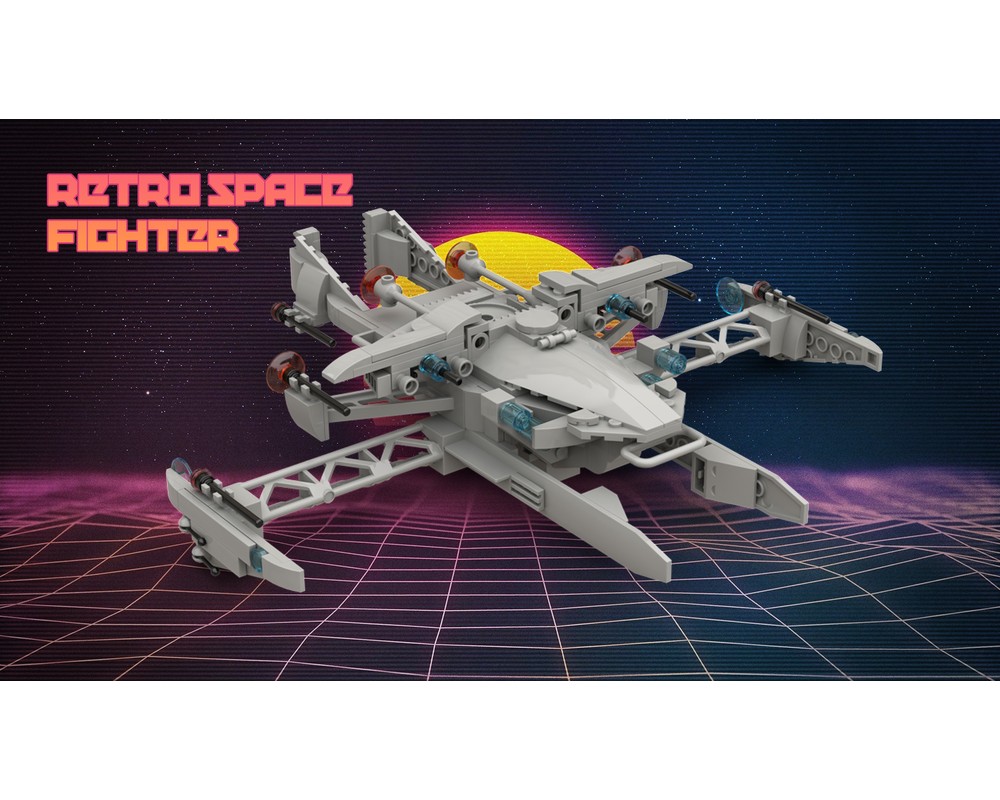 LEGO MOC Retro Space Fighter by Thorstein_BG | Rebrickable - Build with ...