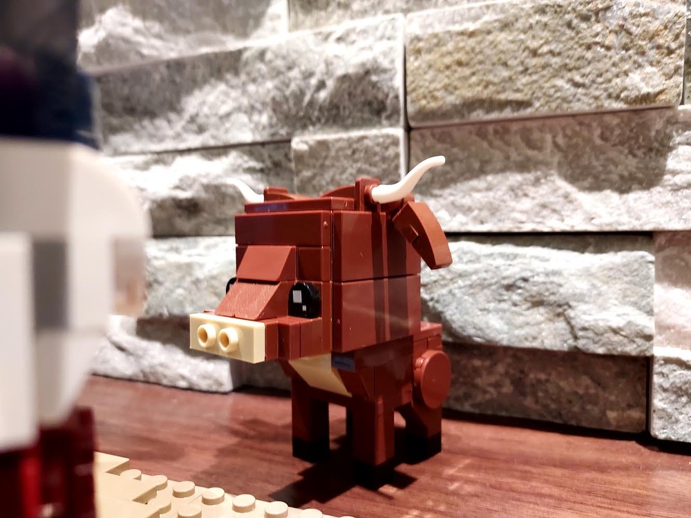 LEGO MOC Nativity Scene - Cow by TrevorToad | Rebrickable - Build with LEGO