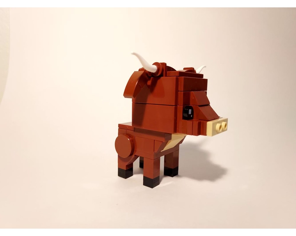 LEGO MOC Nativity Scene - Cow by TrevorToad | Rebrickable - Build with LEGO