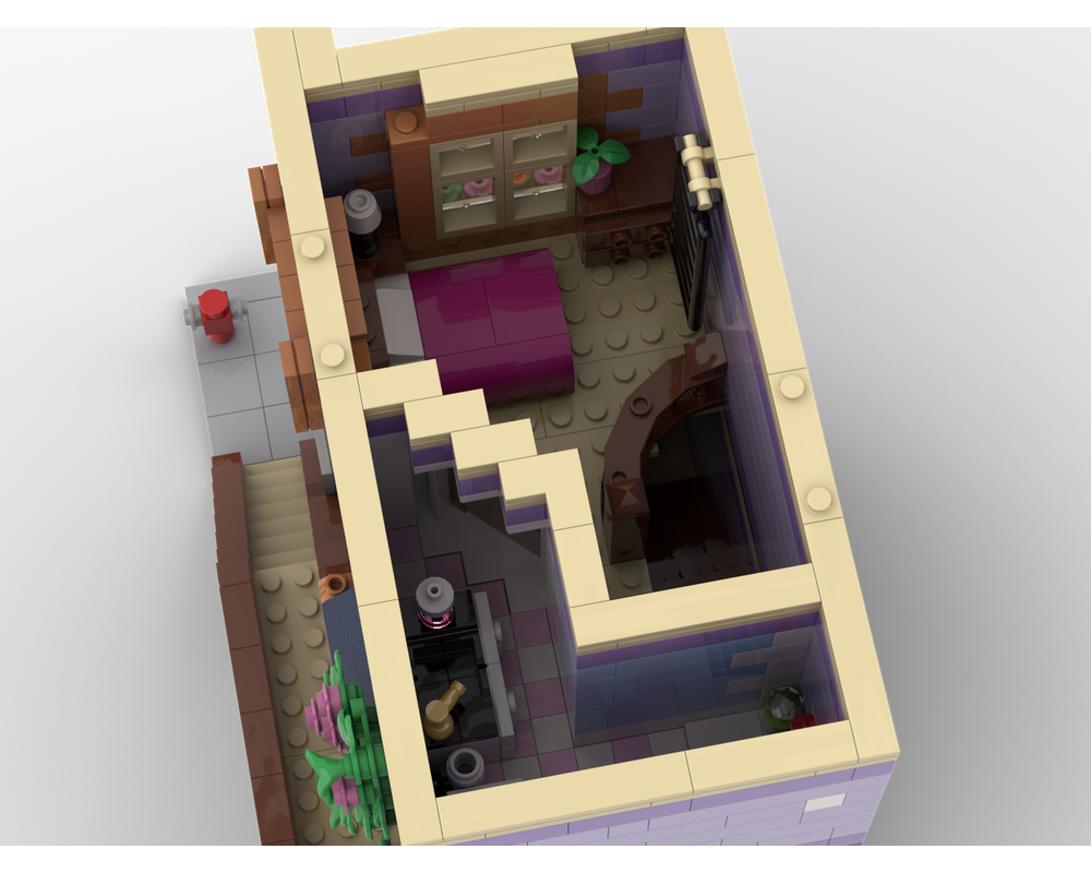 Lego Moc Modular Art Supply Store By Red3pit Rebrickable Build With
