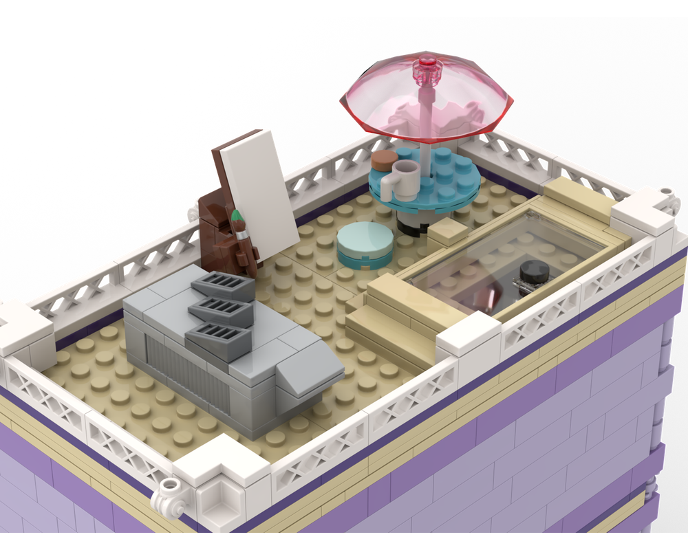 Lego Moc Modular Art Supply Store By Red3pit Rebrickable Build With