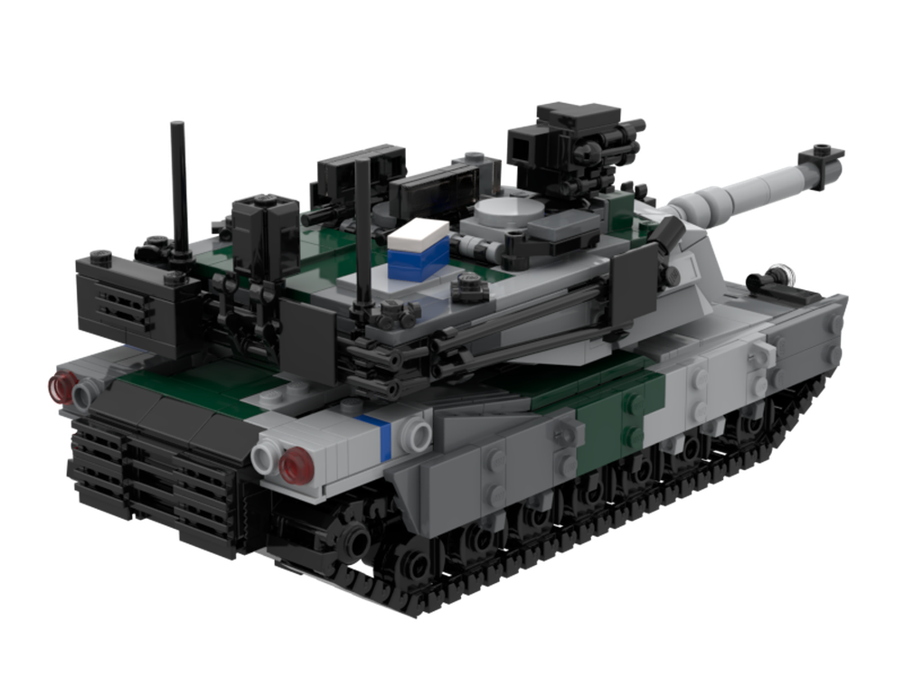 Lego Moc M1 Abrams Mbt By Somerslego Rebrickable Build With Lego