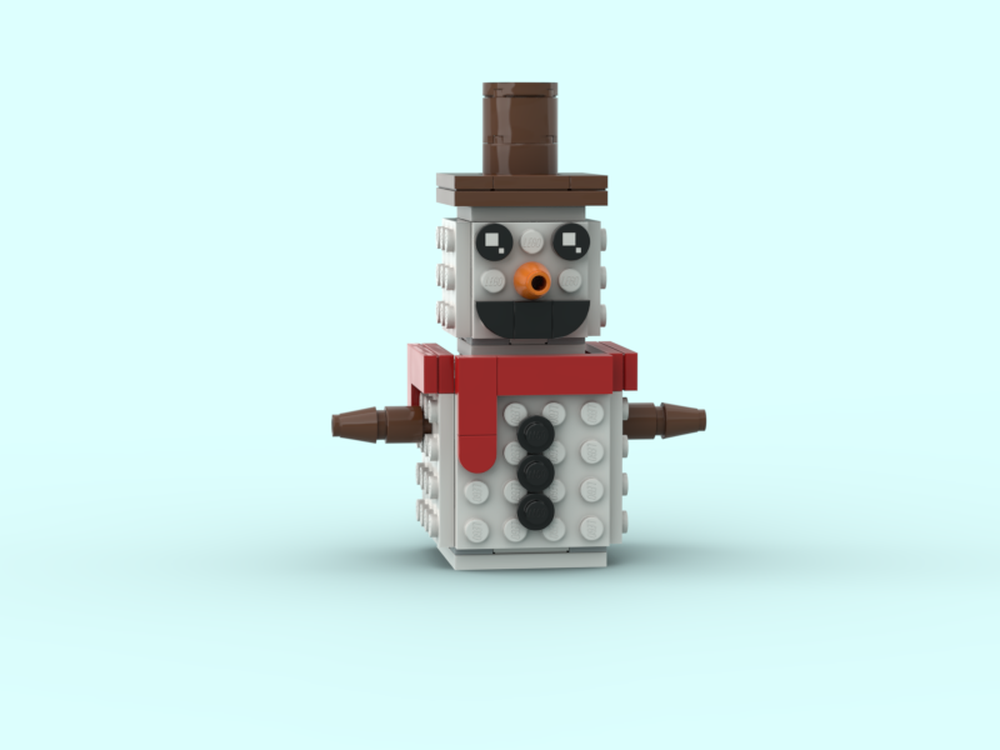 LEGO MOC-130715 Advent Build #2- Snowman Ornament by LEGOSassMaster ...