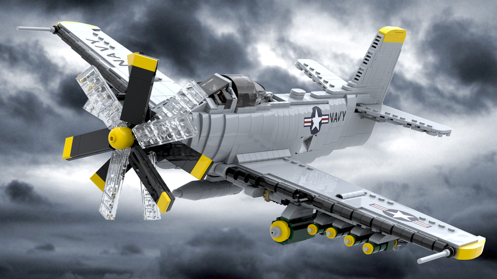 LEGO MOC 1:35 Scale A2D Skyshark by HandSolo99 | Rebrickable - Build with LEGO