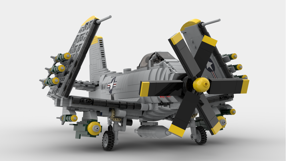 LEGO MOC 1:35 Scale A2D Skyshark by HandSolo99 | Rebrickable - Build with LEGO