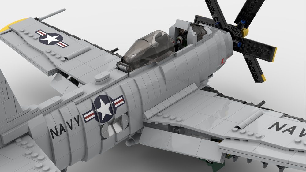 LEGO MOC 1:35 Scale A2D Skyshark by HandSolo99 | Rebrickable - Build with LEGO