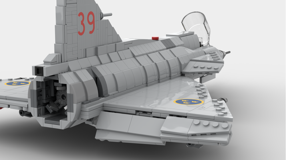 LEGO MOC 1:35 Scale JA & AJ-37 Viggen by HandSolo99 | Rebrickable ...
