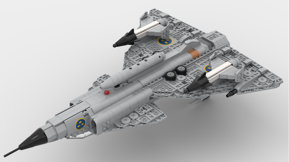 LEGO MOC 1:35 Scale JA & AJ-37 Viggen by HandSolo99 | Rebrickable ...