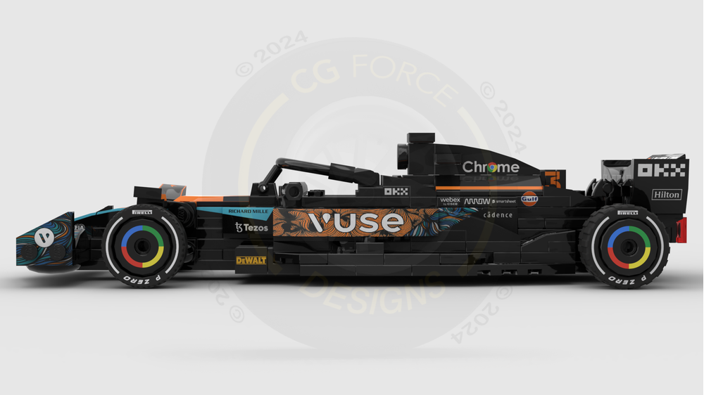 LEGO MOC F1 McLaren MCL36 - Abu Dhabi by CGForceDesigns | Rebrickable ...