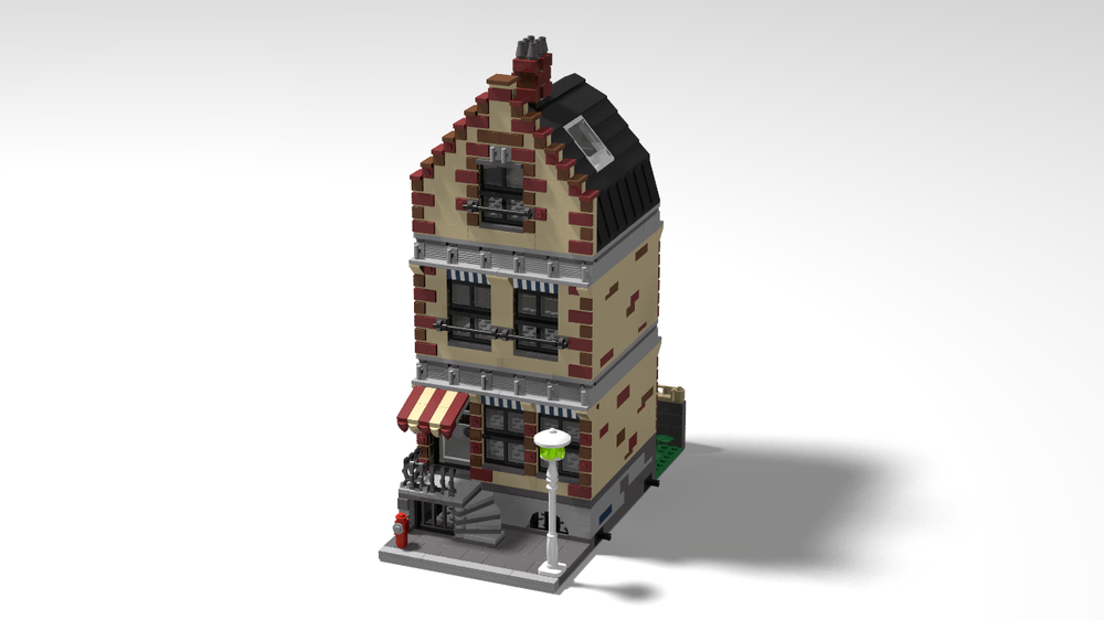LEGO MOC Modular House Moc 265 by rexss12 | Rebrickable - Build with LEGO