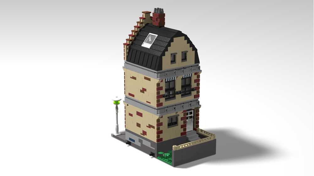 LEGO MOC Modular House Moc 265 by rexss12 | Rebrickable - Build with LEGO