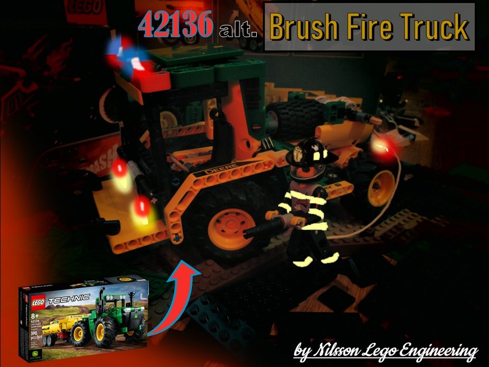 LEGO MOC 42136 alt. Brush Fire Truck by Nilsson LEGO Engineering | Rebrickable - Build with LEGO