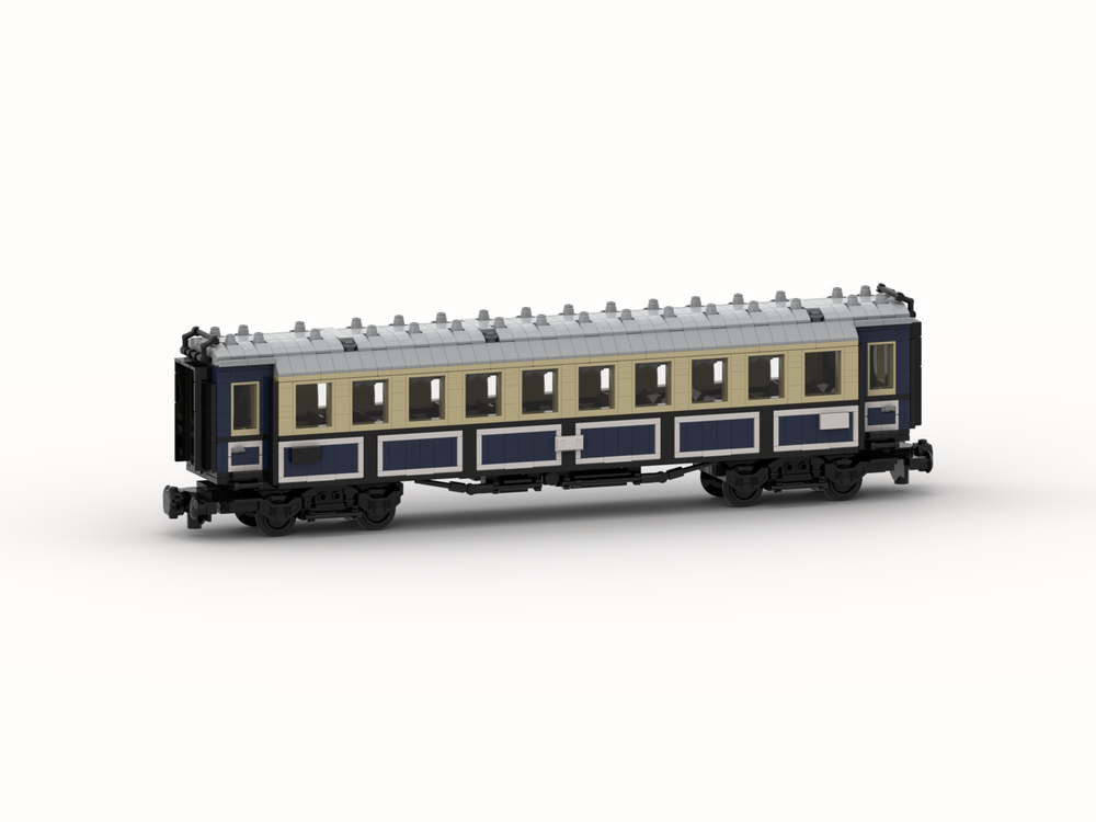 LEGO MOC Bavarian Express Train 3rd Class Passenger Coach (8w) by ...