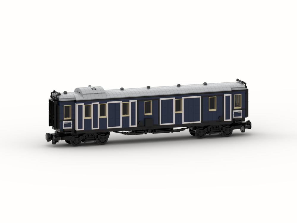 LEGO MOC Bavarian Express Train Baggage Wagon (8w) by copernicus508 ...
