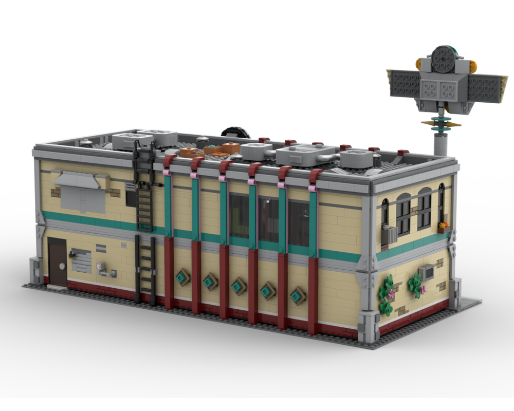 Lego Moc Retro Arcade And Diner Compatible With Set 910013 By Brick