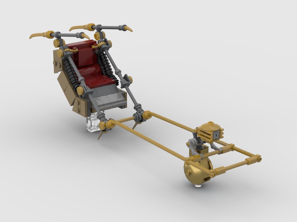 LEGO MOC Rickshaw droid and carriage by galaron | Rebrickable - Build ...