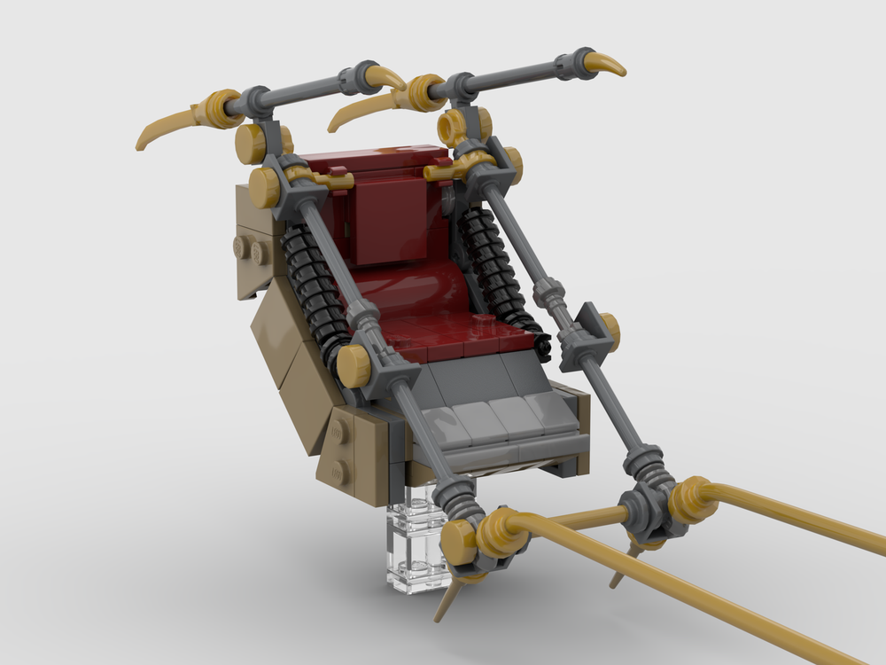 LEGO MOC Rickshaw droid and carriage by galaron | Rebrickable - Build ...
