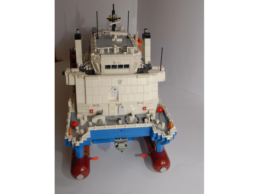 Lego Moc German Coast Guard Cruiser As Swath Ship Borkum By Hjvdh