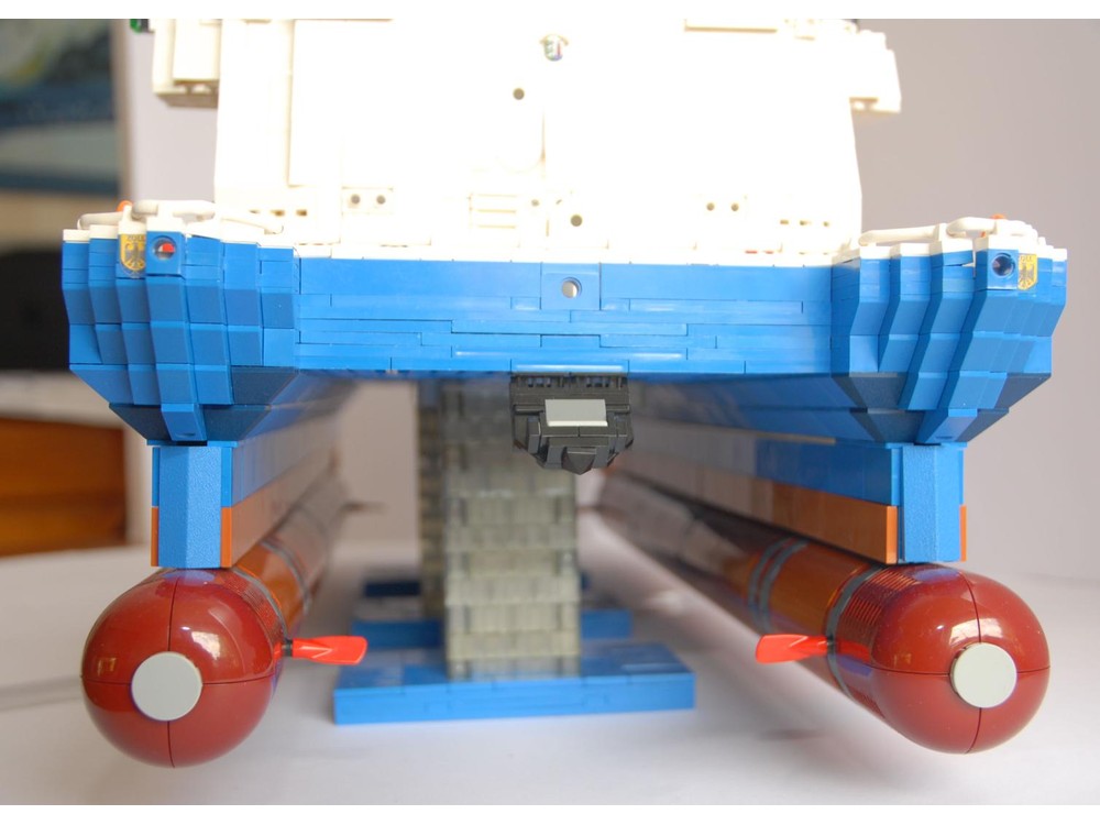 Lego Moc German Coast Guard Cruiser As Swath Ship Borkum By Hjvdh