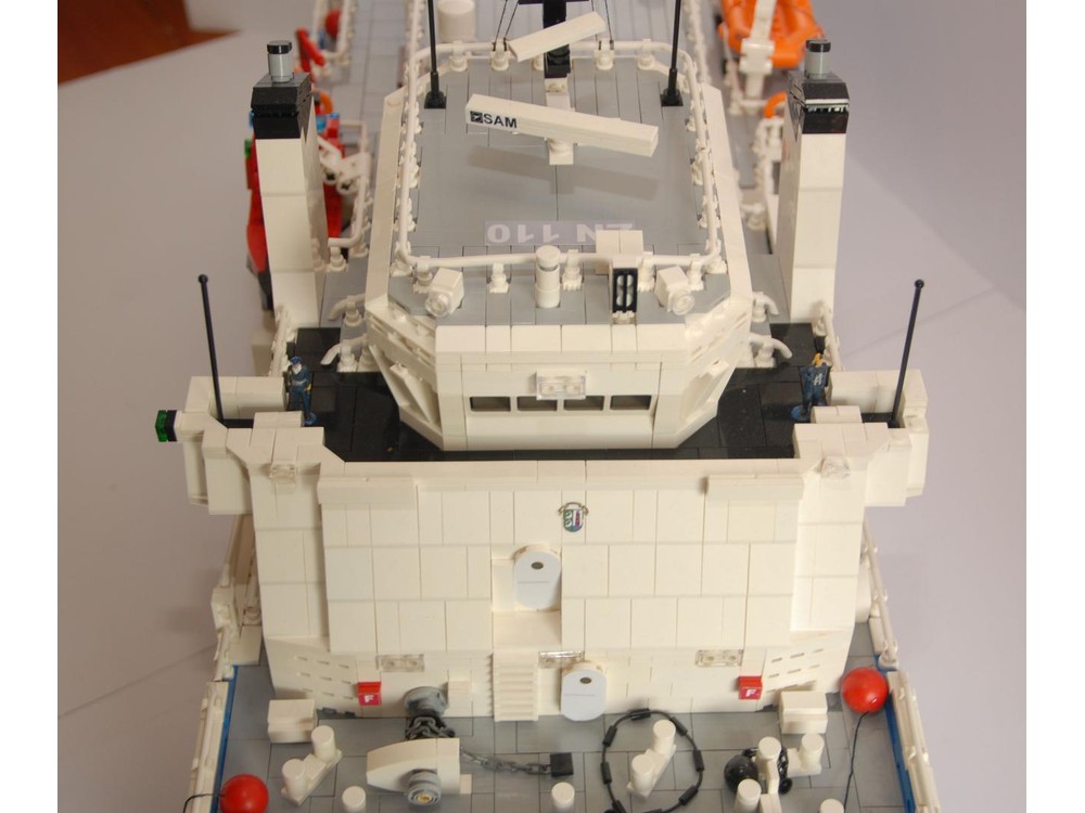 Lego Moc German Coast Guard Cruiser As Swath Ship Borkum By Hjvdh