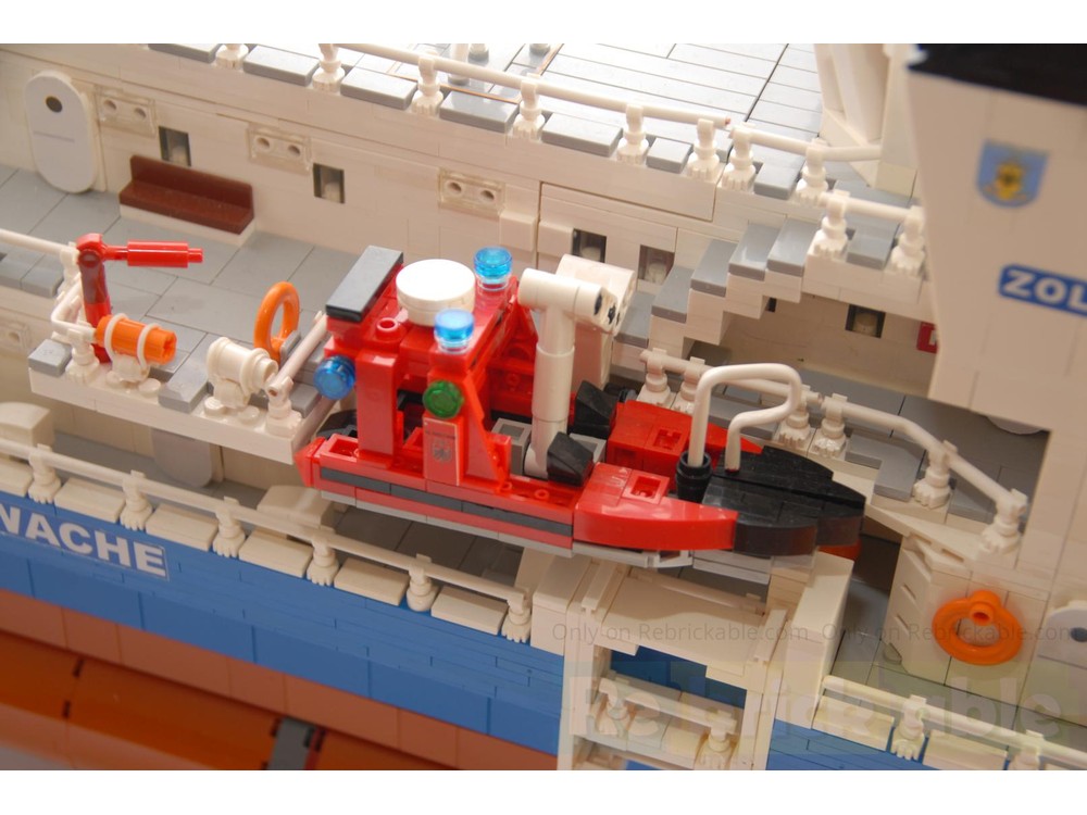 Lego Moc German Coast Guard Cruiser As Swath Ship Borkum By Hjvdh