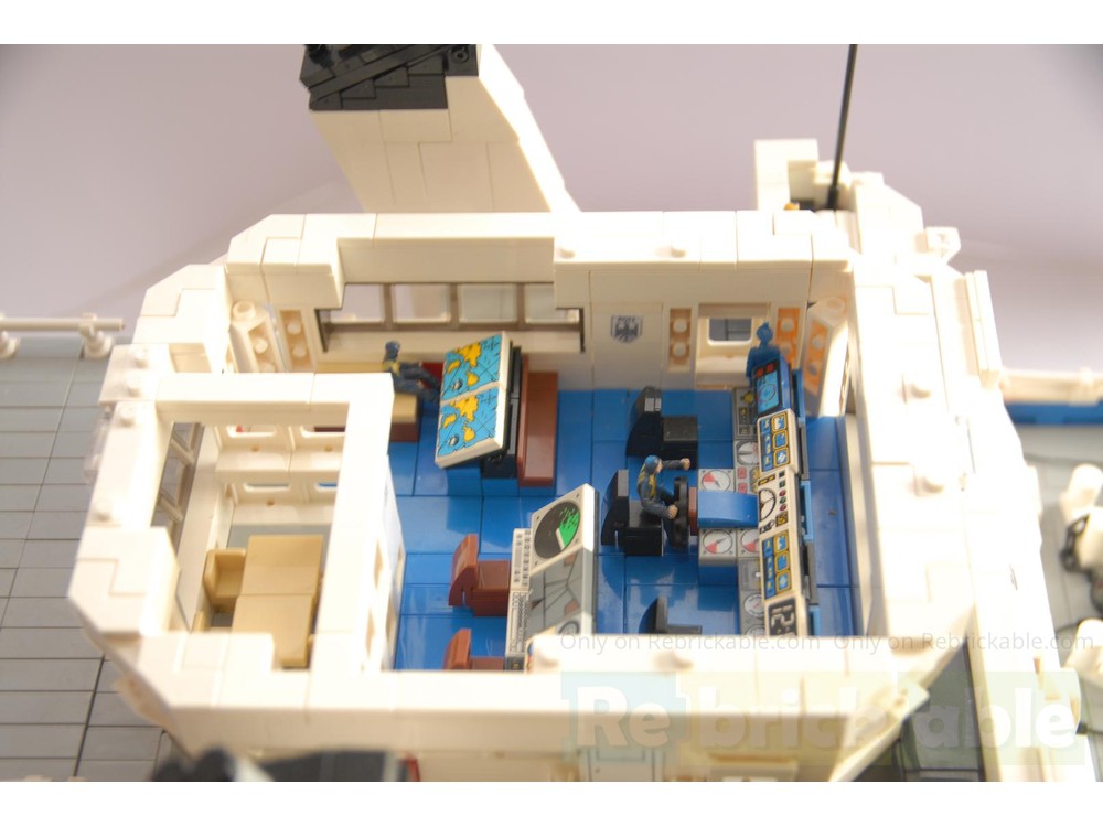 Lego Moc German Coast Guard Cruiser As Swath Ship Borkum By Hjvdh