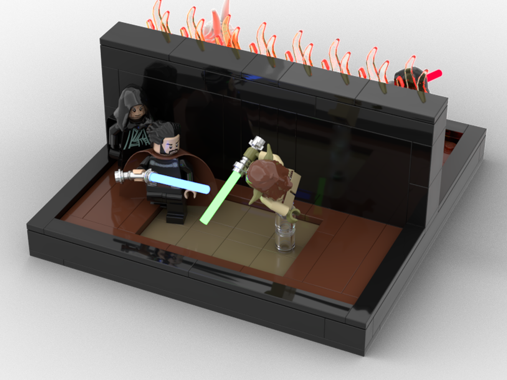Lego Moc Tales Of The Jedl Dooku Vs Yaddle And Ahsoka Vs The Th