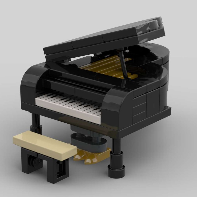 LEGO MOC Baby Grand Piano by jcsgremlin | Rebrickable - Build with LEGO