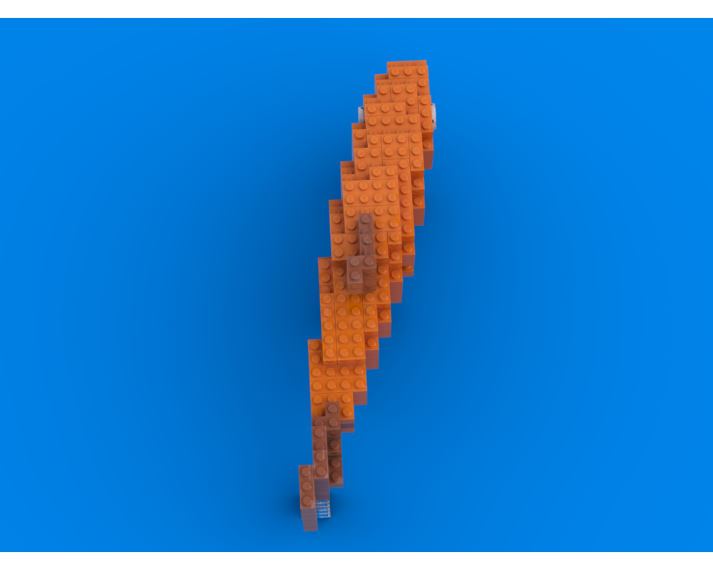 LEGO MOC Orange Fish by Penguins and plastic | Rebrickable - Build with ...