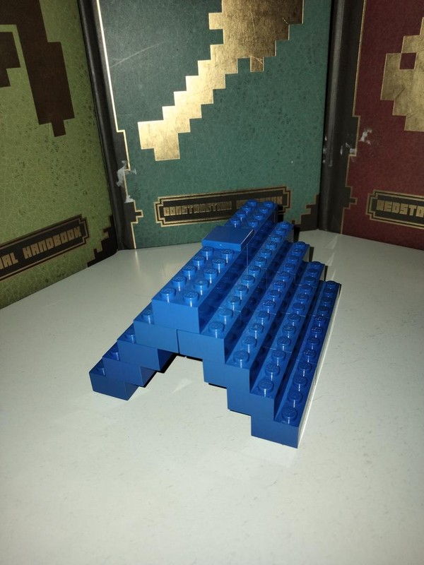 LEGO MOC Blue tent camping by DarthSaul_SW | Rebrickable - Build with LEGO