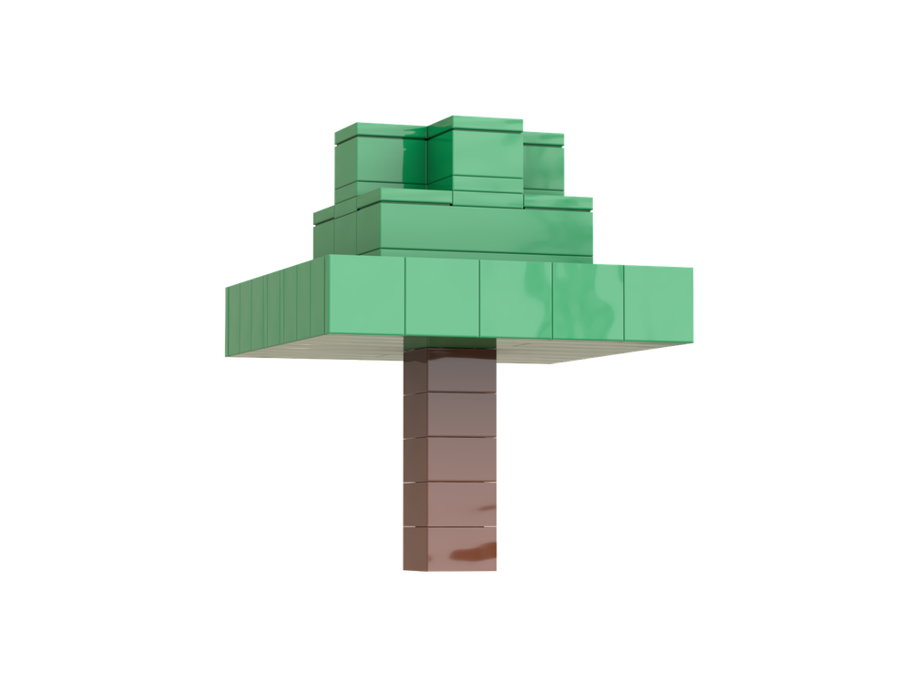 Lego Moc Game Accurate Oak Tree By Endersam Rebrickable Build With