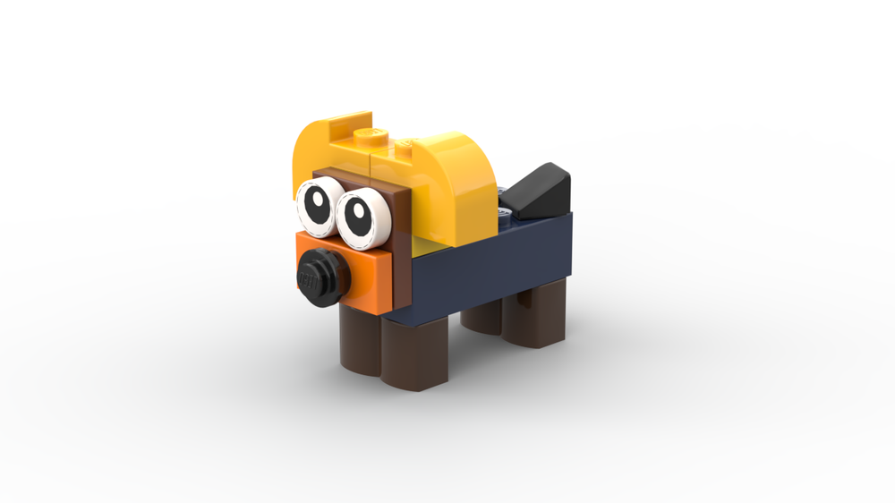 LEGO MOC 11017 Dog by Lenarex | Rebrickable - Build with LEGO