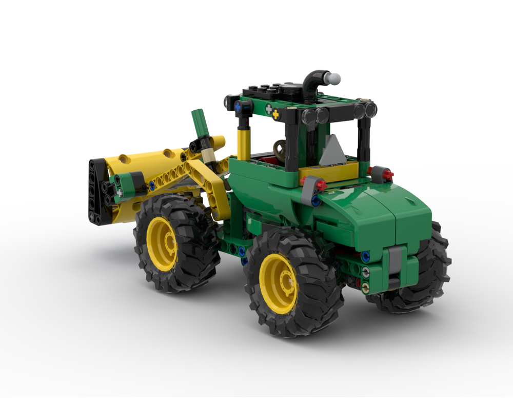 Lego Moc 42136 Model B Front Loader By Xaerozkota Rebrickable
