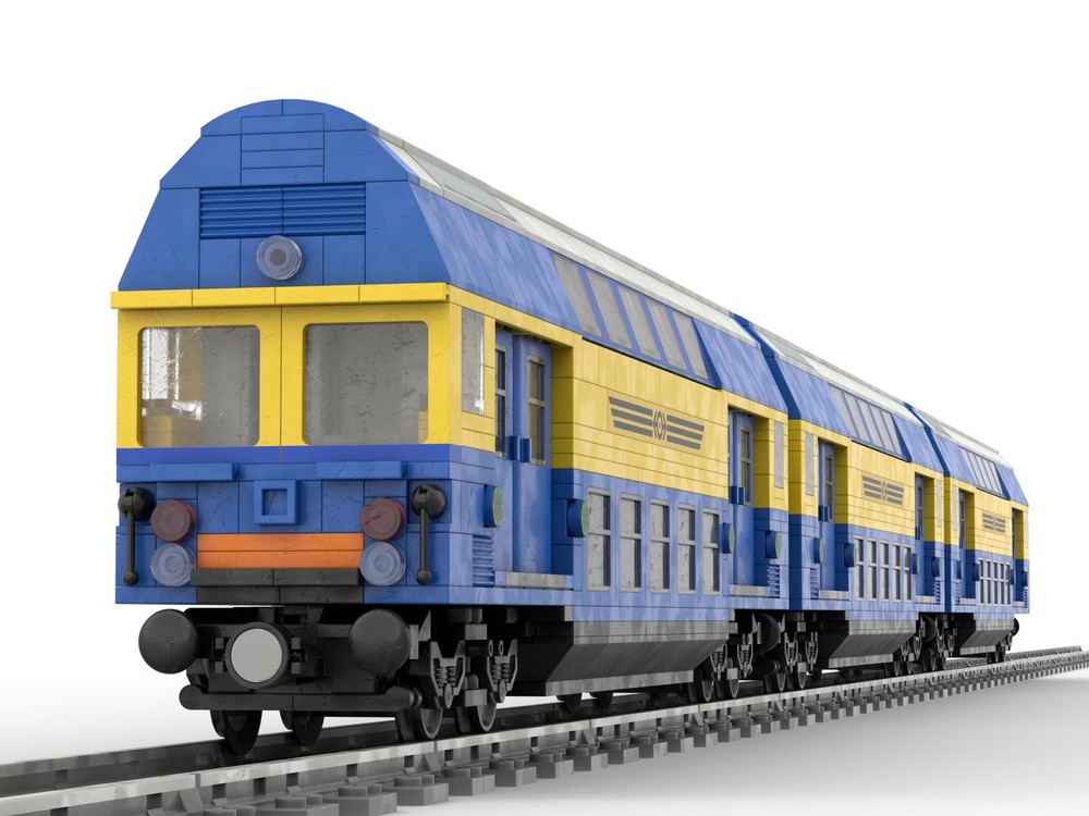 LEGO MOC Double Deck Train Car (version 2, optimized for R40) by ...