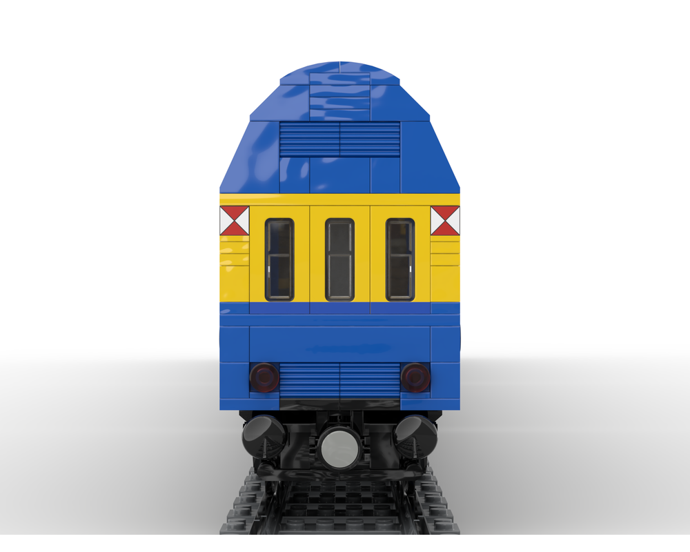 LEGO MOC Double Deck Train Car (version 2, optimized for R40) by ...