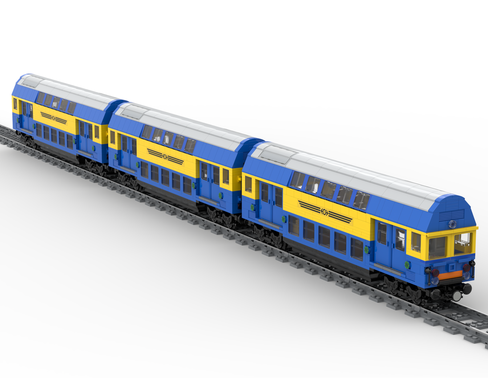 LEGO MOC Double Deck Train Car (version 2, optimized for R40) by ...