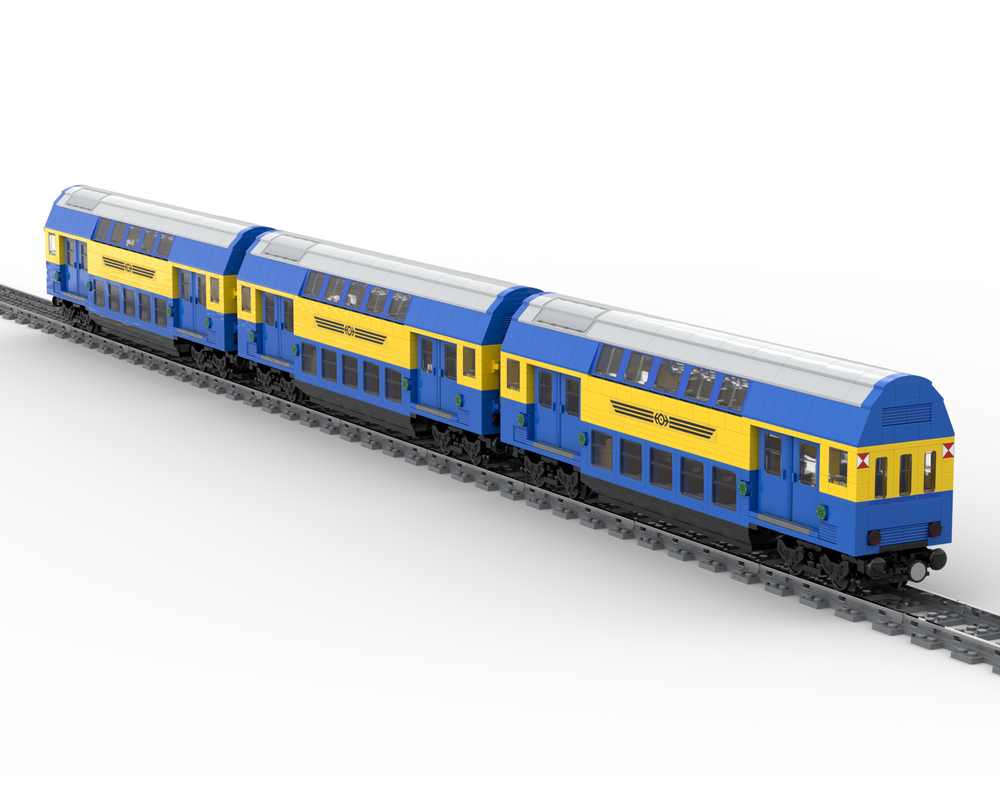 LEGO MOC Double Deck Train Car (version 2, optimized for R40) by ...