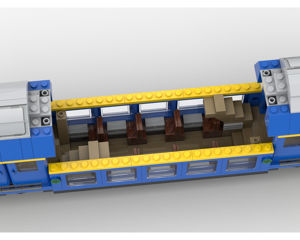LEGO MOC Double Deck Train Car (version 2, optimized for R40) by ...