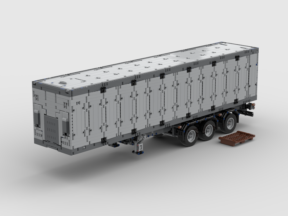 Lego Moc Trailer With Sliding Curtains By Ft Creations Rebrickable